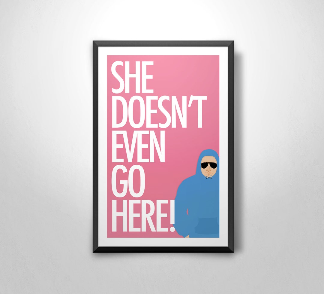 Mean Girls ('she Doesn't Even Go Here') - Etsy