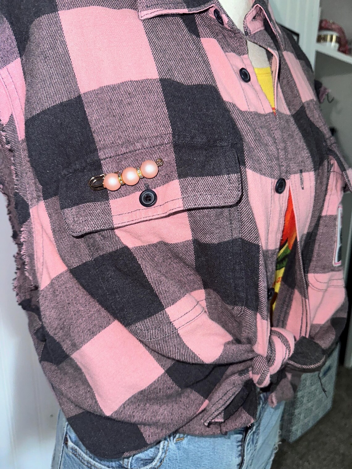 Upcycled Flannel Mean Girls - Etsy