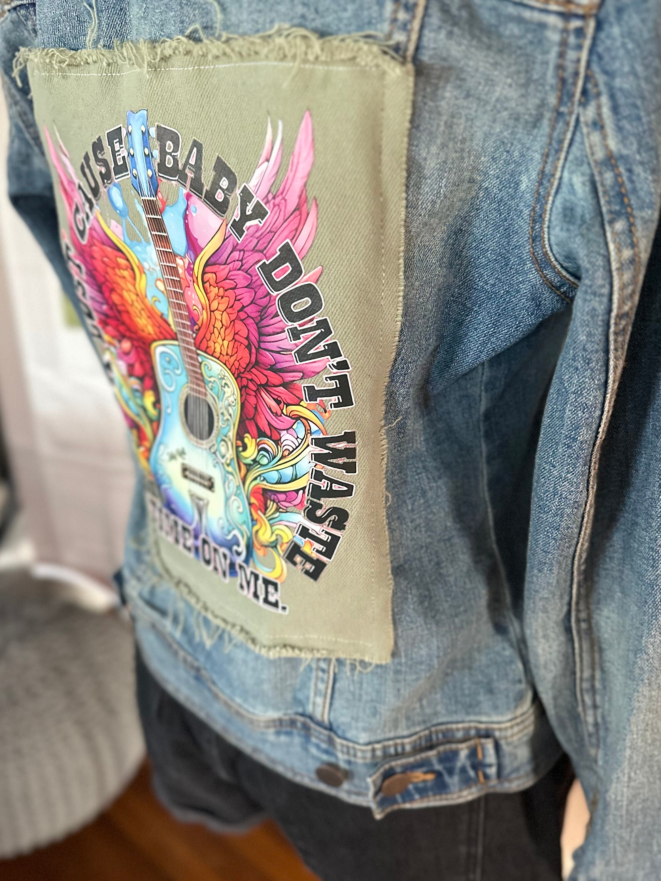 Upcycled Denim Jacket Jelly Roll - Etsy