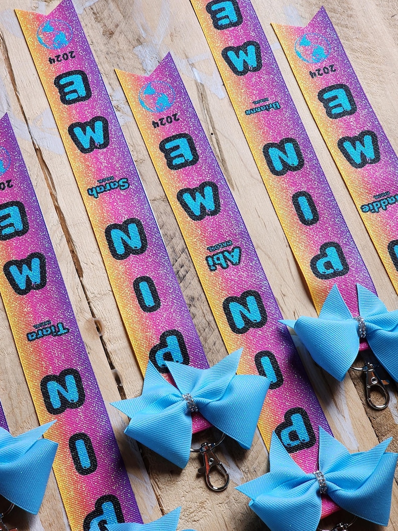 1 Custom Subliminated Pin Me Ribbon - Etsy