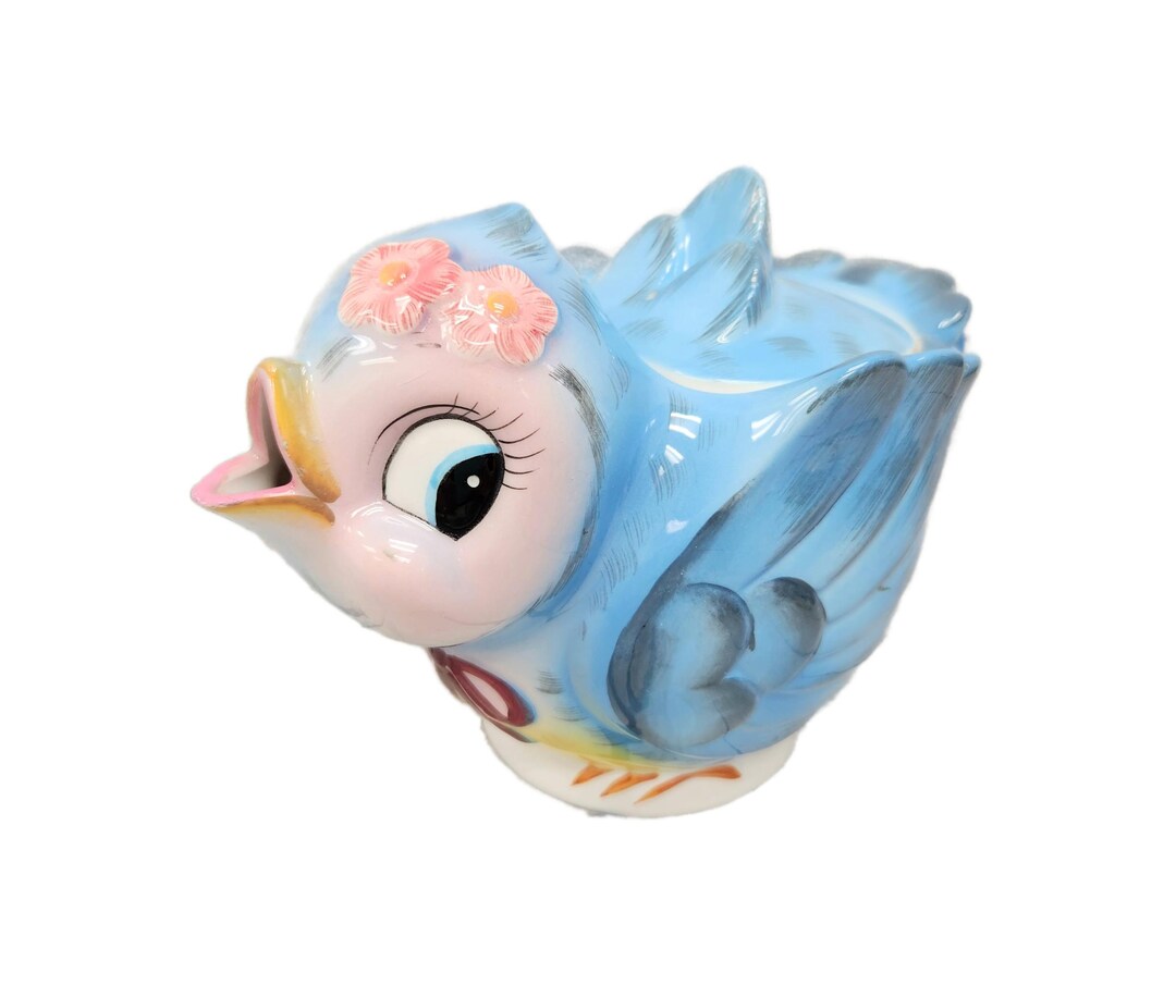 1950s Lefton Bluebird Tea Pot - Etsy