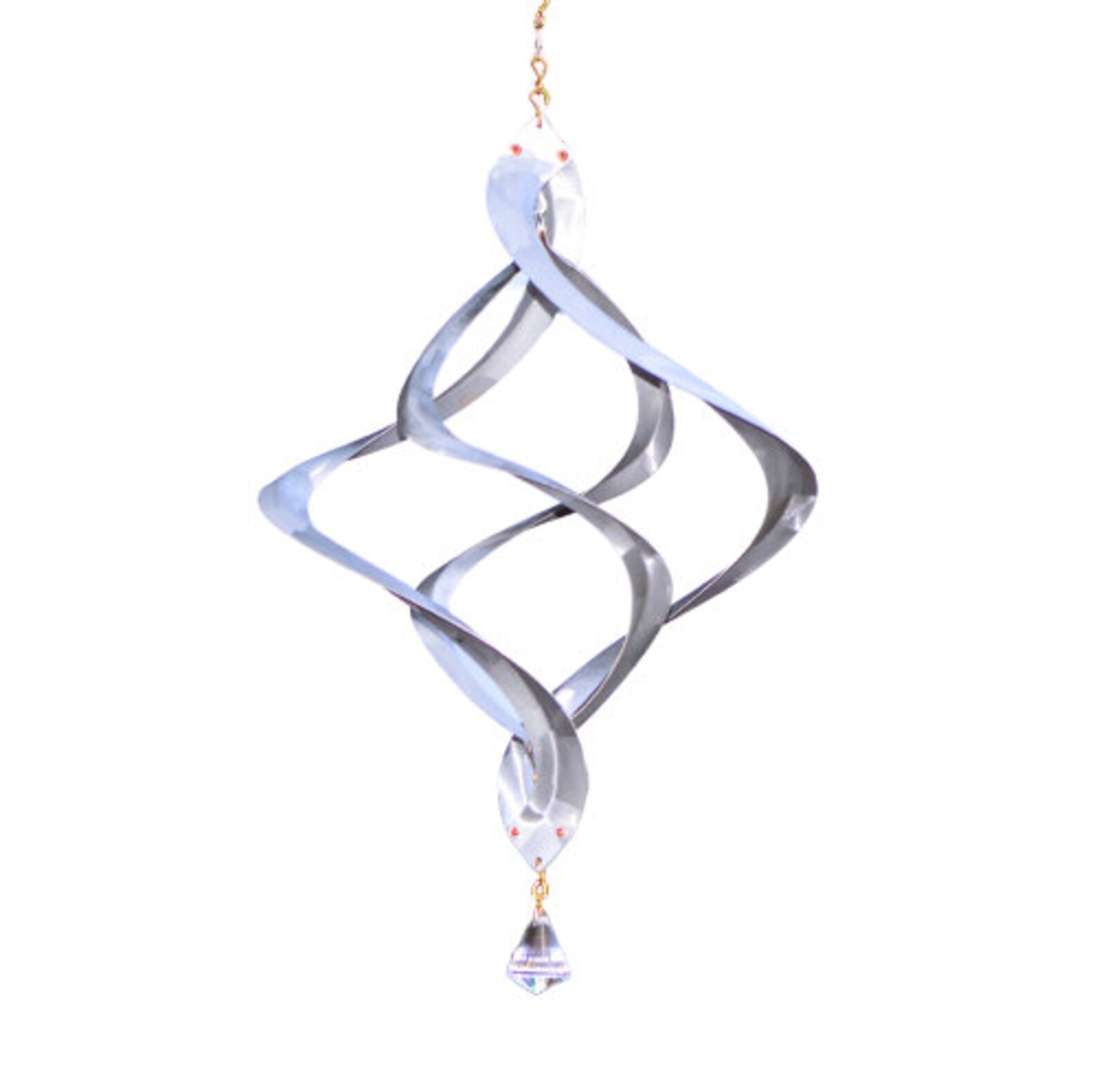 Wind Spinner (nova Style) - Polished Silver Finish - Etsy