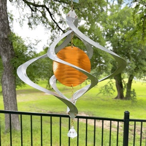 Memorial Copper Wind Spinner "nova" | Remembrance Bereavement Gift ...