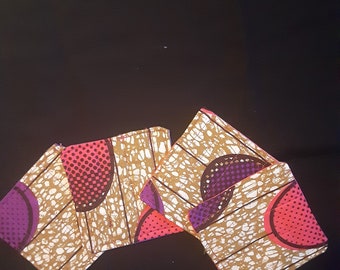 African Print Coasters - Etsy