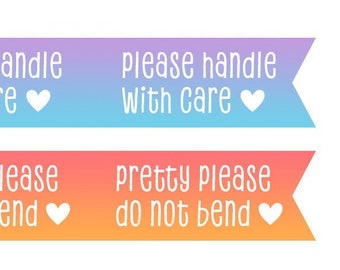 Please do not bend | Etsy