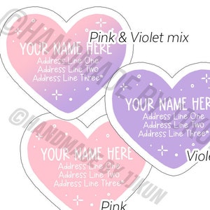 Pastel Love Pink Violet Purple Heart Sweet Cute Kawaii Sparkly ...