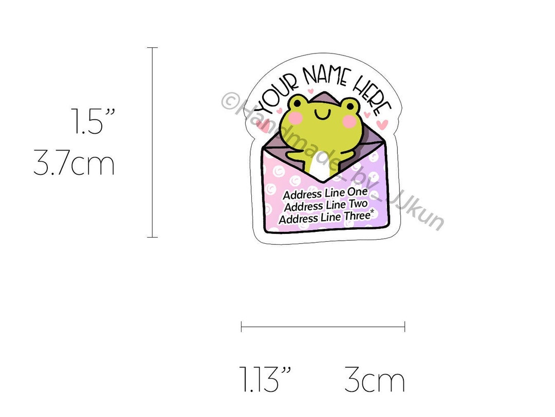 Frog Mail Pastel Cute Kawaii Lime Green Rose Pink Violet Ombre Love ...