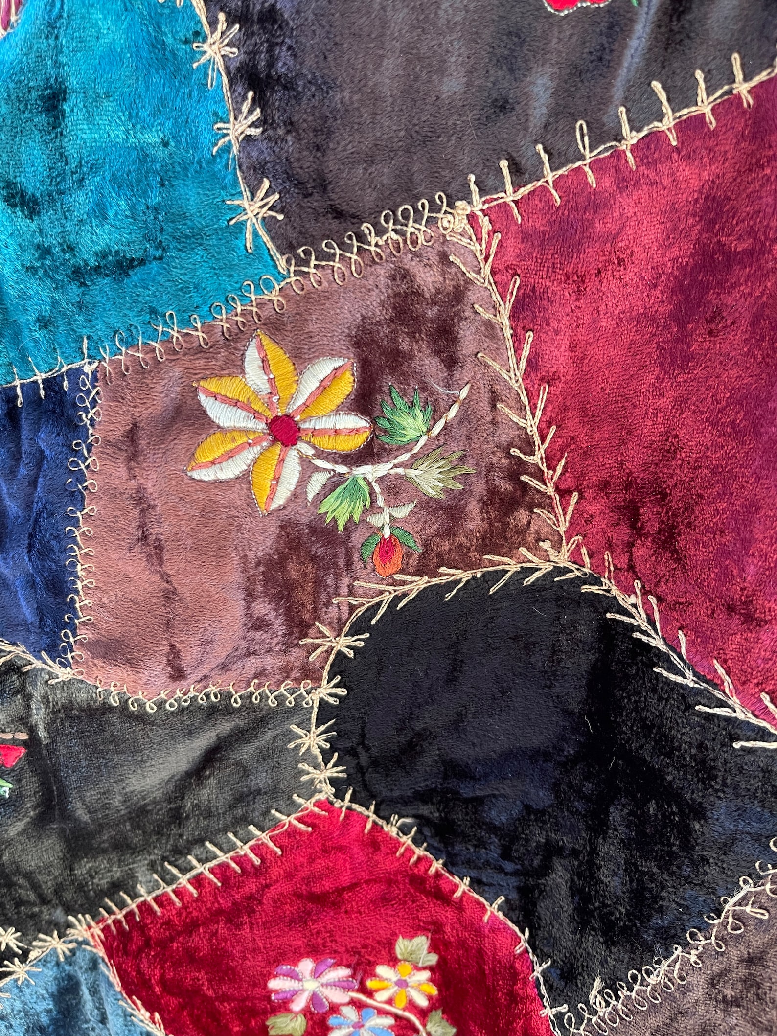 Stunning Small Crazy Quilt - Etsy
