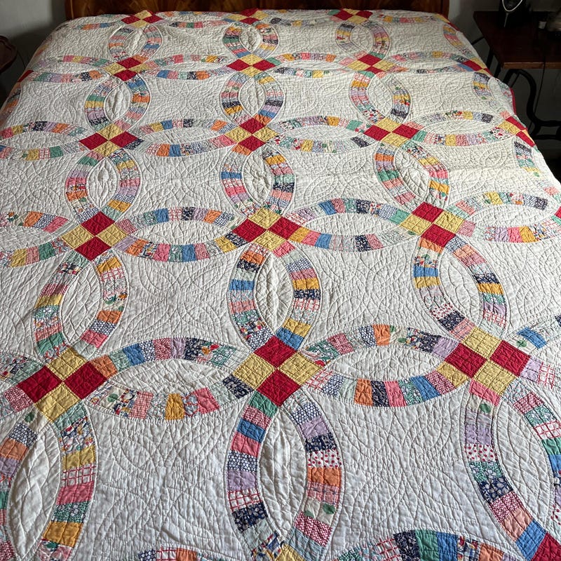 Wedding Ring Quilt - Etsy