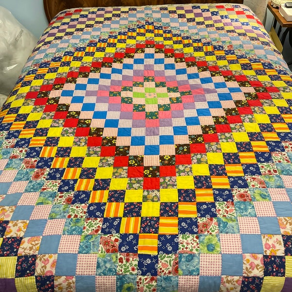 Trip Around the World Quilt - Etsy