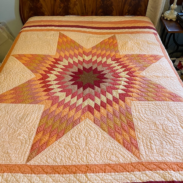 Lone Star Quilt Pattern - Etsy