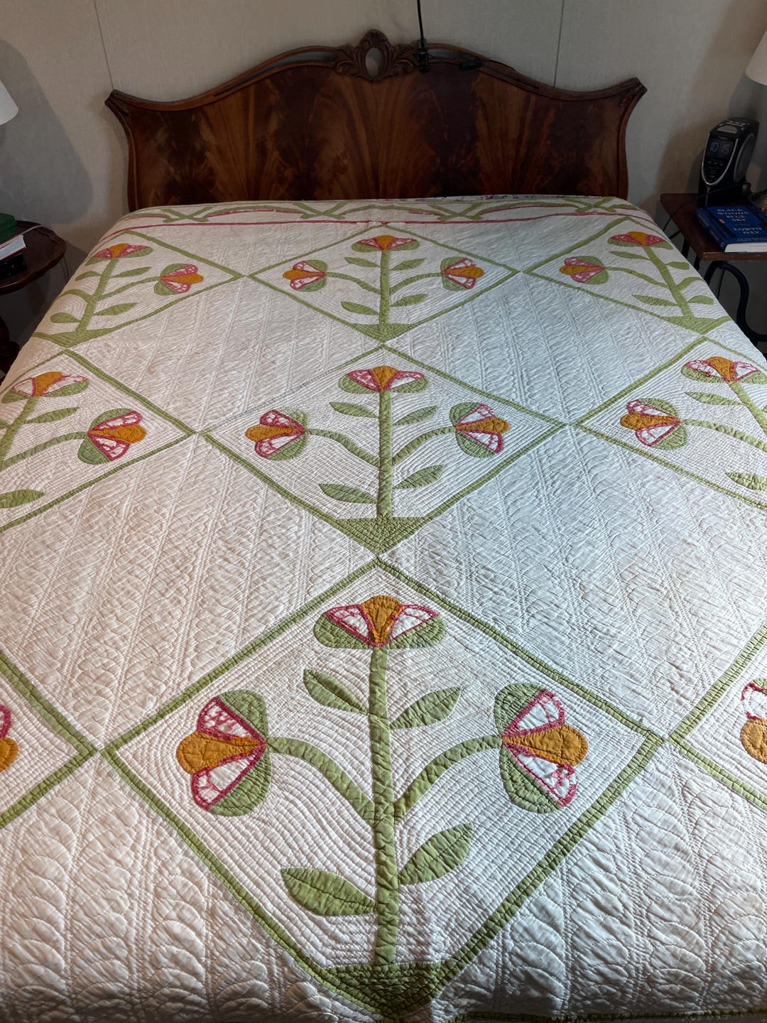 Antique 1800’s Applique Quilt - Etsy