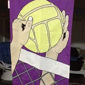 Volleyball Sports Large Decorative Flag - Etsy
