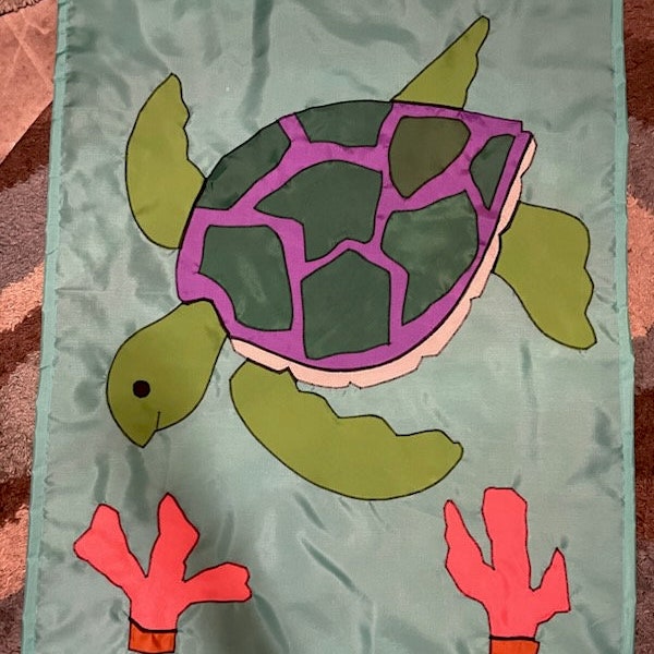Sea Turtle Garden Flag - Etsy