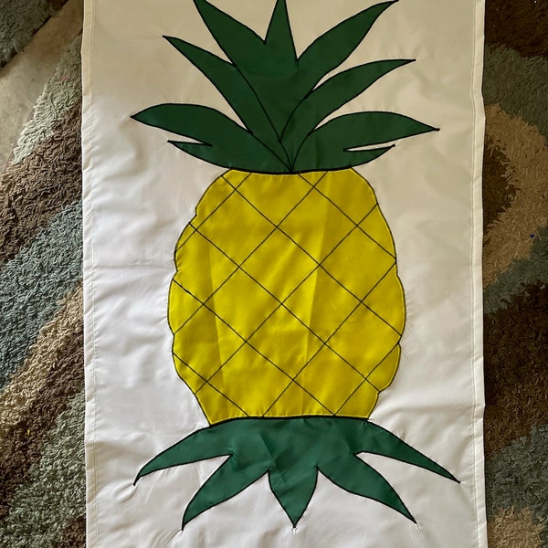 Pineapple Garden Flag - Etsy