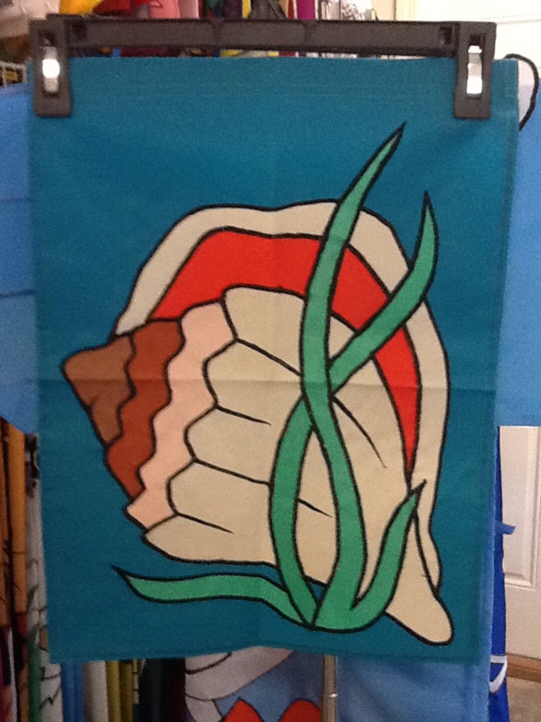 Seashell and Coral Ocean / Beach / Seashore Garden Mini Flag - Etsy UK