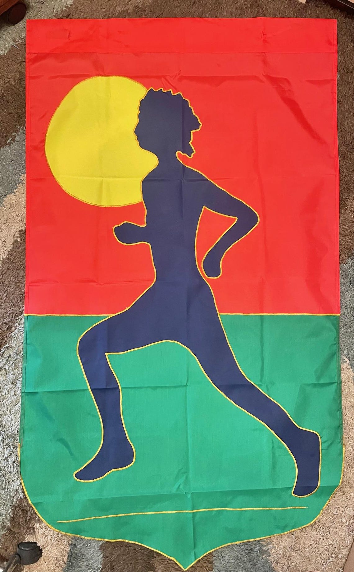 Runner / Running / Jogging Marathon Large Decorative Flag - Etsy