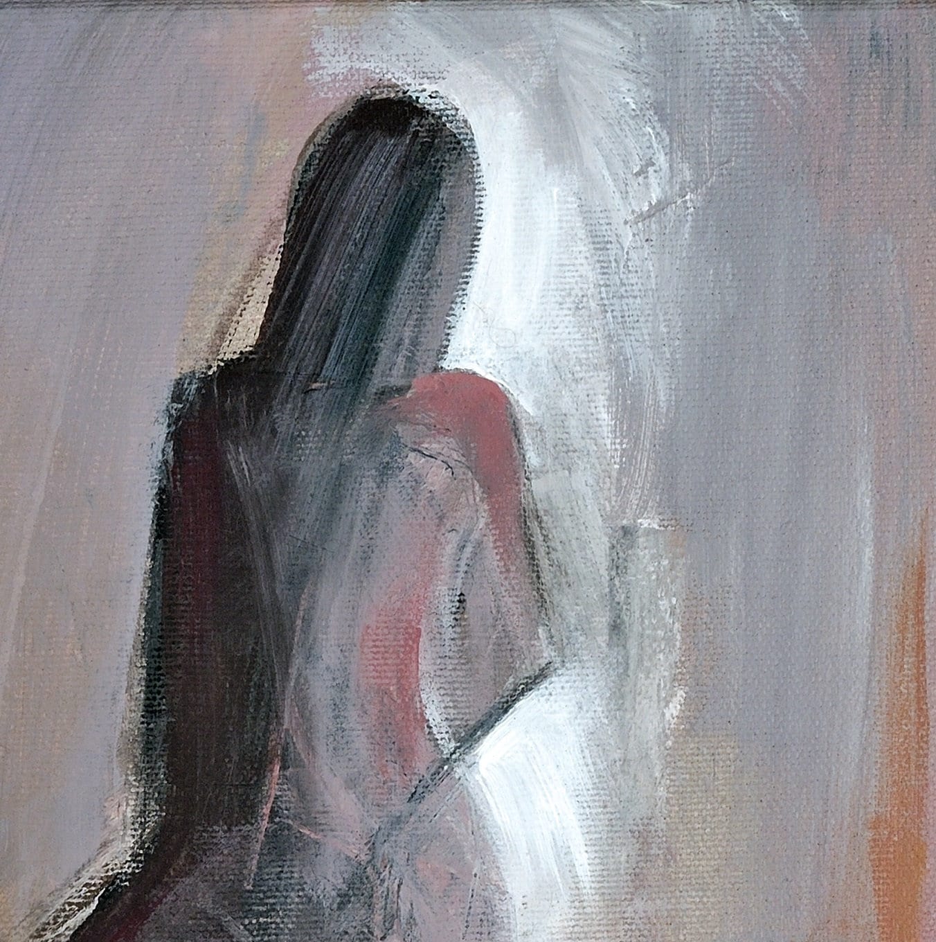 Female Figure Painting Abstract Lavender Print Digital Download Art - Etsy