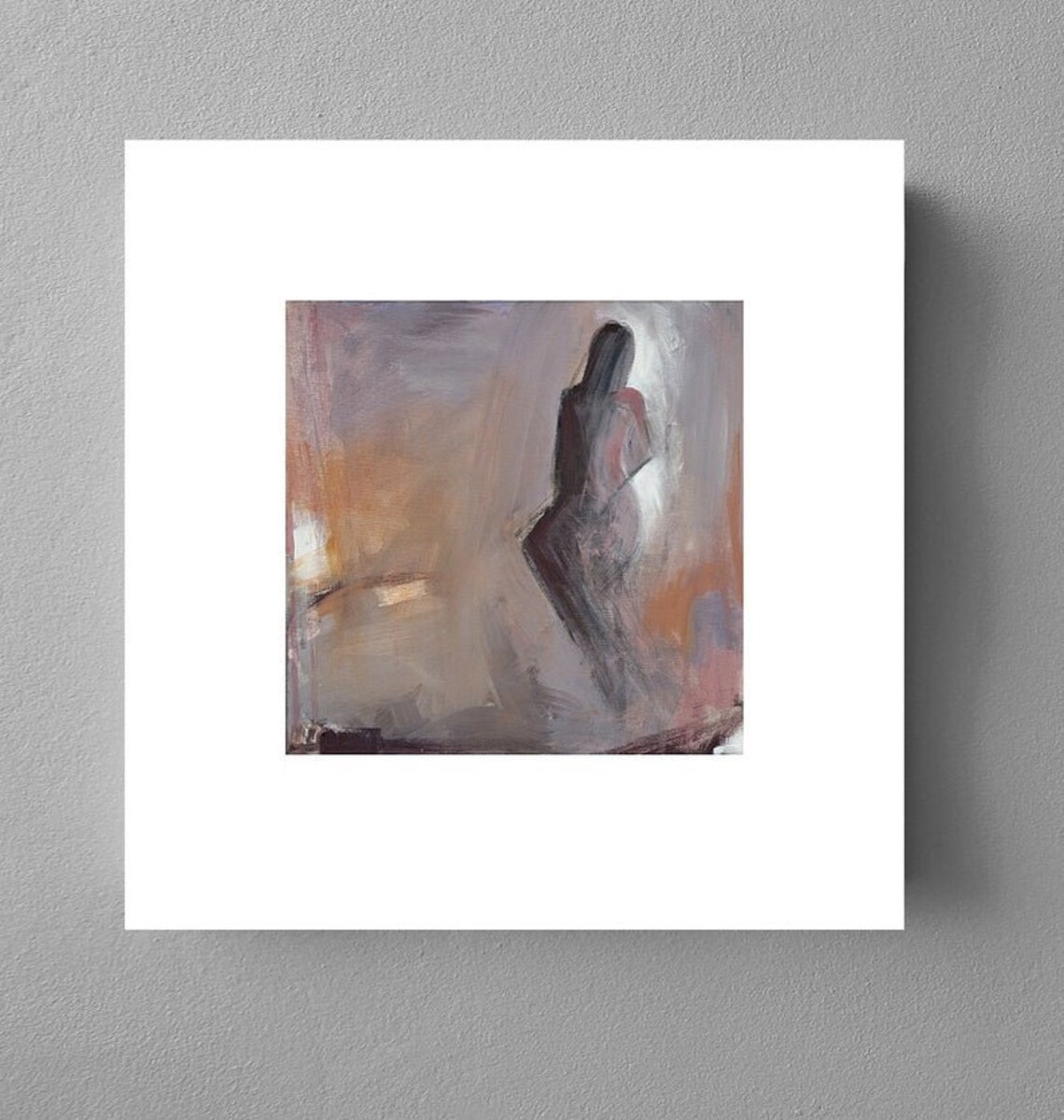 Female Figure Painting Abstract Lavender Print Digital Download Art - Etsy