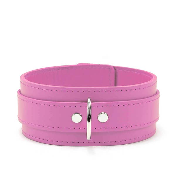 Pink Bondage Collar - Etsy