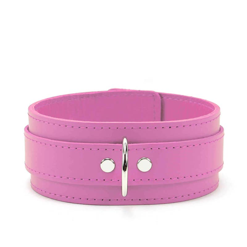 Pink Bondage Collar - Etsy