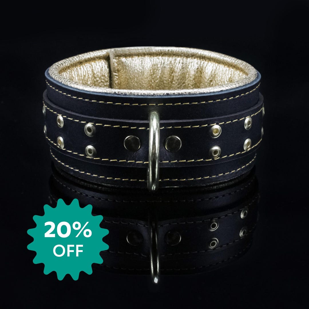 Padded BDSM Collar | Special Edition Bondage Choker | Premium Full ...