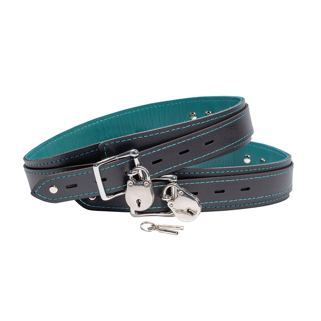 Bondage Thigh Cuffs | BDSM Thigh Restraints | Premium Full-grain ...