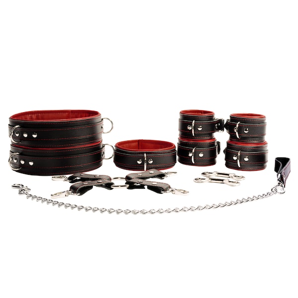 Leather Bed Restraint Kit Etsy