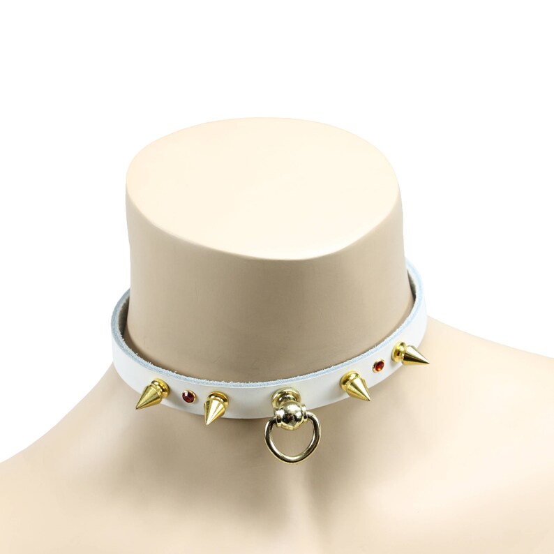Ddlg Collar Day Leather Collar Princess Collar Kitten Play Etsy