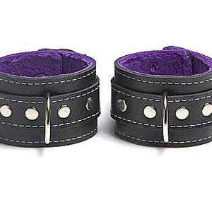 BDSM Locking Cuffs Bondage Cuffs Bdsm Restraints With FREE LOCKS Gilda ...