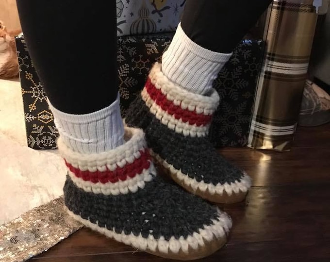 Wool Padraig Slippers - Etsy Canada