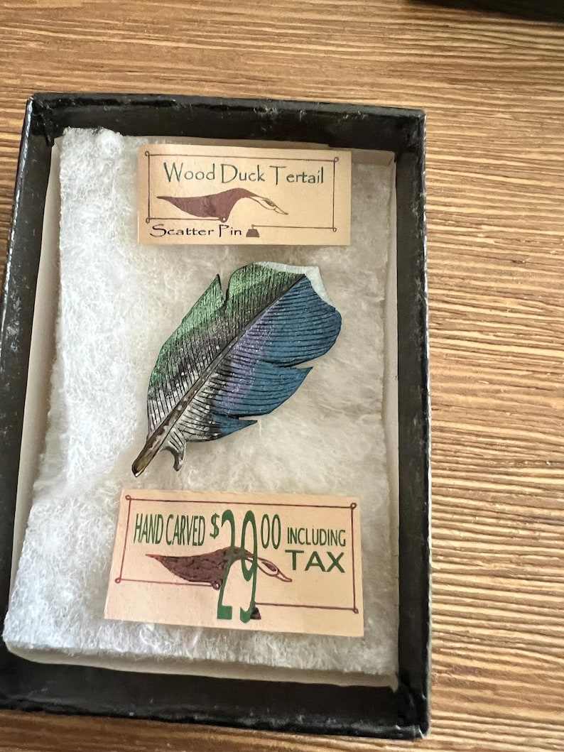 Wood Duck Scapular Pin - Etsy