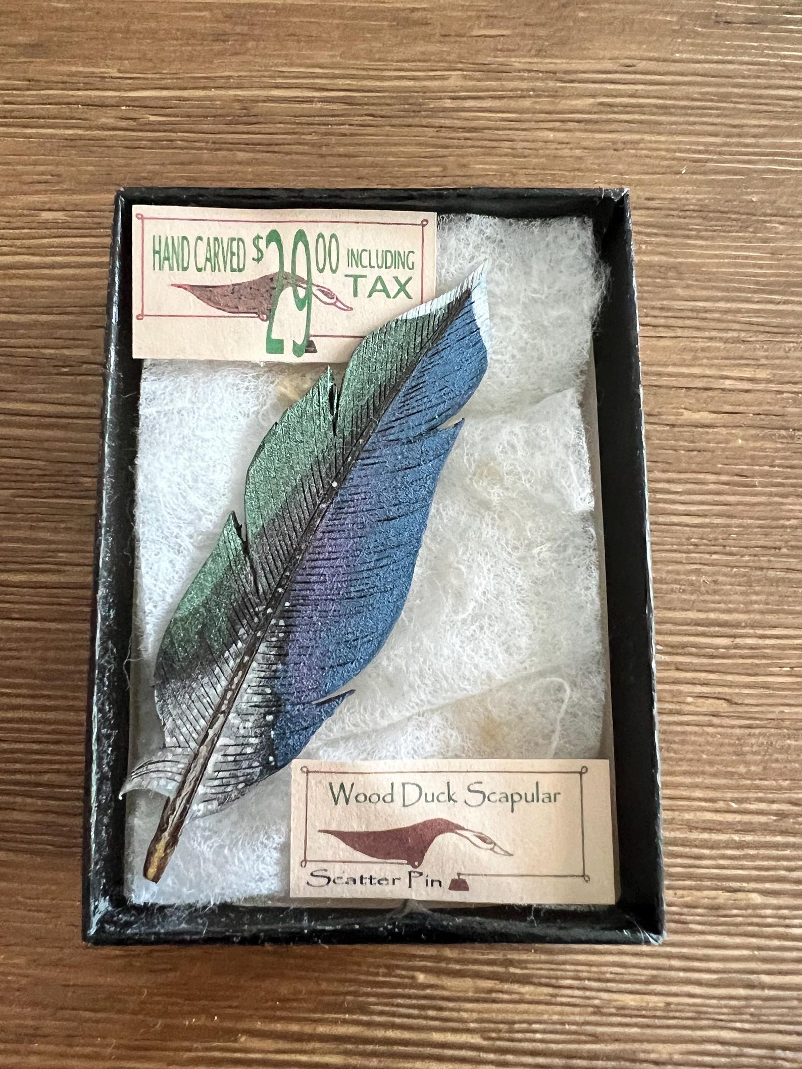 Wood Duck Scapular Pin - Etsy