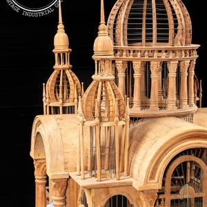 Antique Sacré-cœur Basilica Bird Cage on Table - Etsy