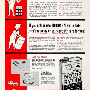 Vintage Motor Rythm Tin Litho Advertising Sign - Etsy