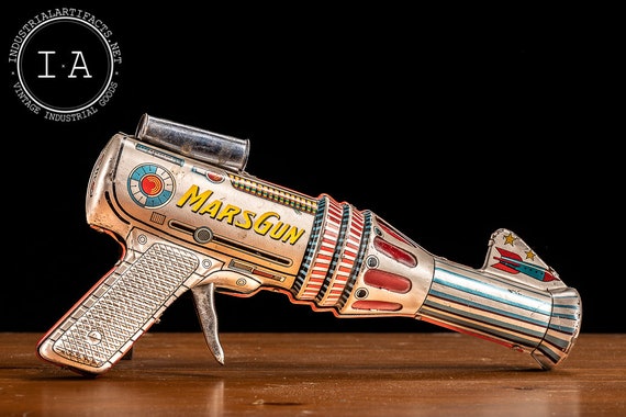 Vintage Japanese mars Gun Tin Toy Gun - Etsy