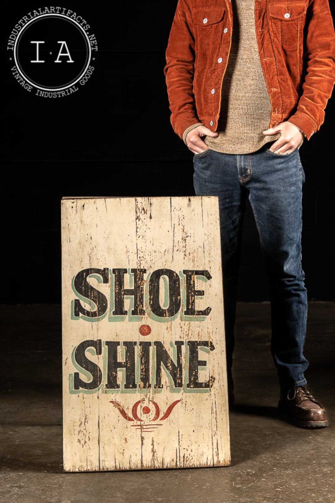 Early 20th Century Sandwich Board Shoe Shine Sign - Etsy
