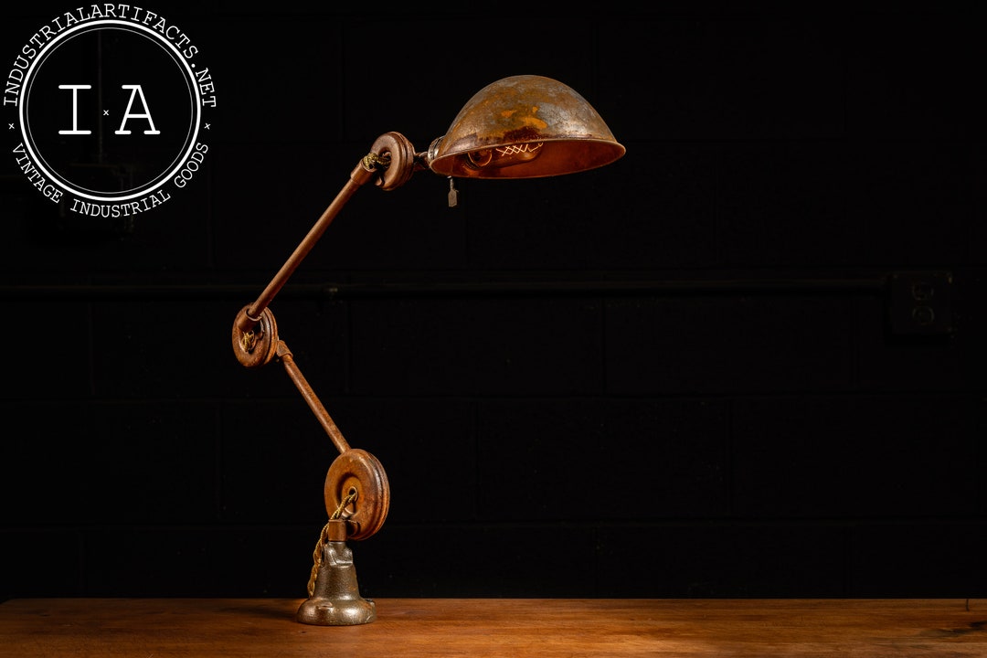 Antique Edon Task Lamp - Etsy