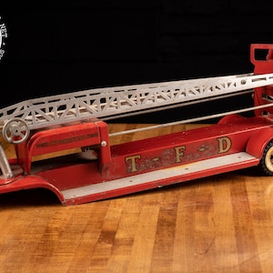 C. 1957 Vintage Tonka Fire Truck Trailer - Etsy