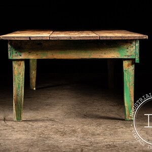 Vintage Farmhouse Coffee Table With Patina - Etsy