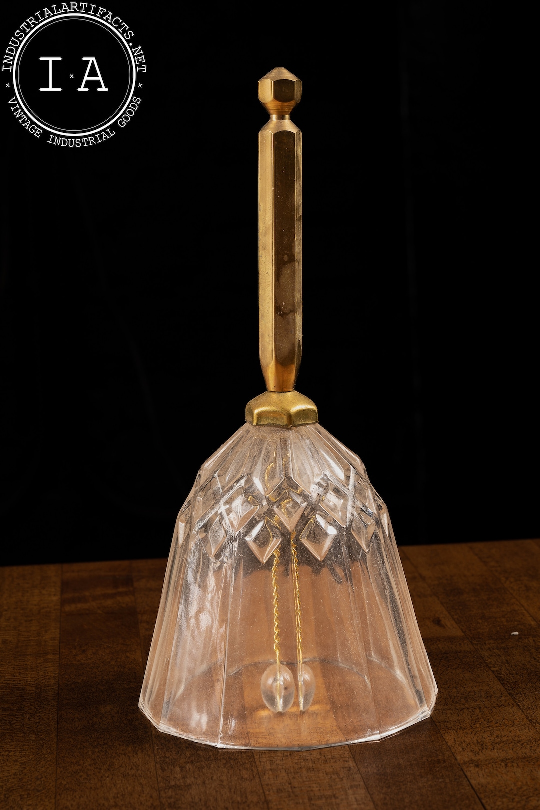 Vintage Crystal Bell - Etsy
