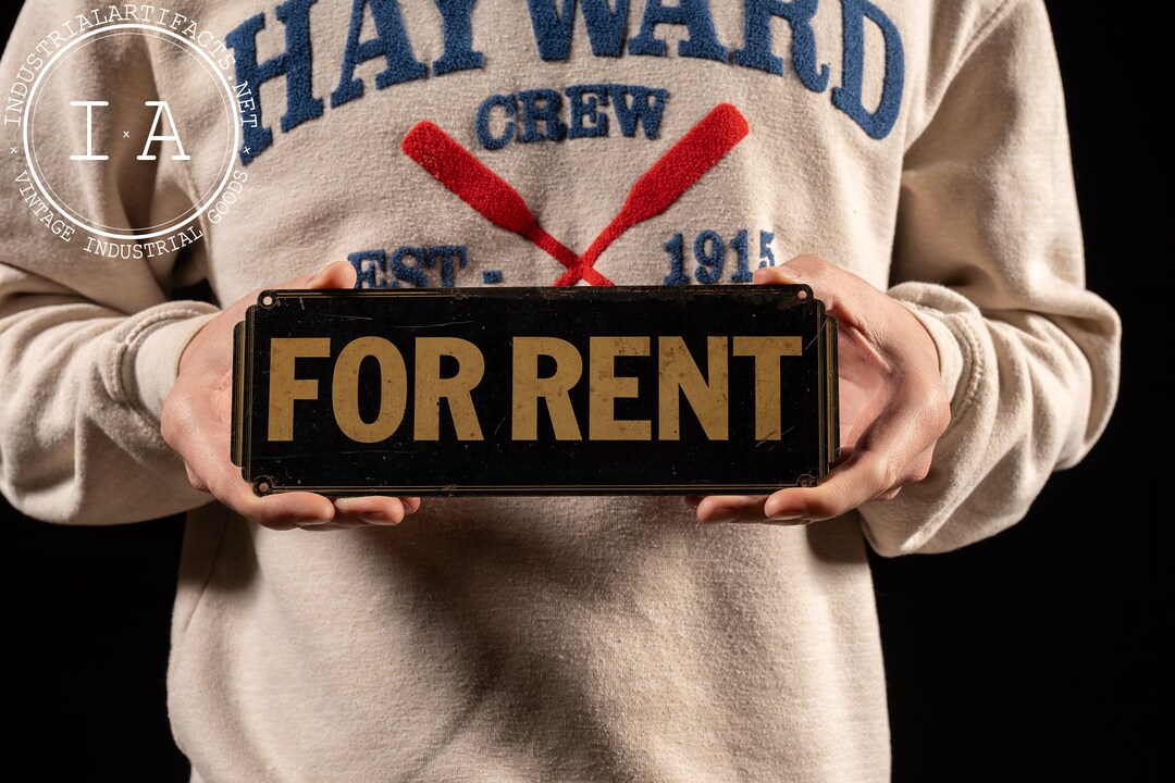 Vintage for Rent SST Litho Sign - Etsy