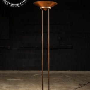 Mid Century Modern Copper Torchiere by the Rainbow Lamp Co. - Etsy