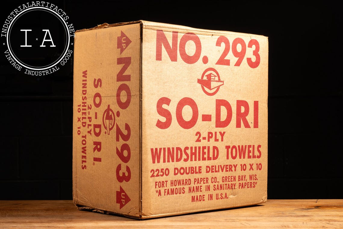 Vintage STP So-dri Windshield Service Box - Etsy