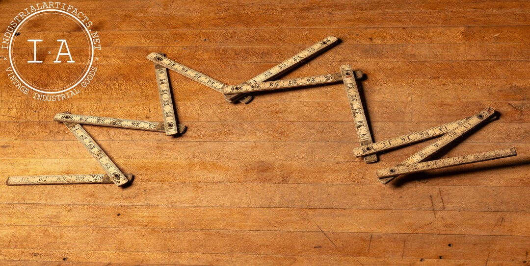 Antique Folding 72-inch Ruler - Etsy