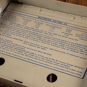 Vintage Industrial Analog Multimeter - Etsy