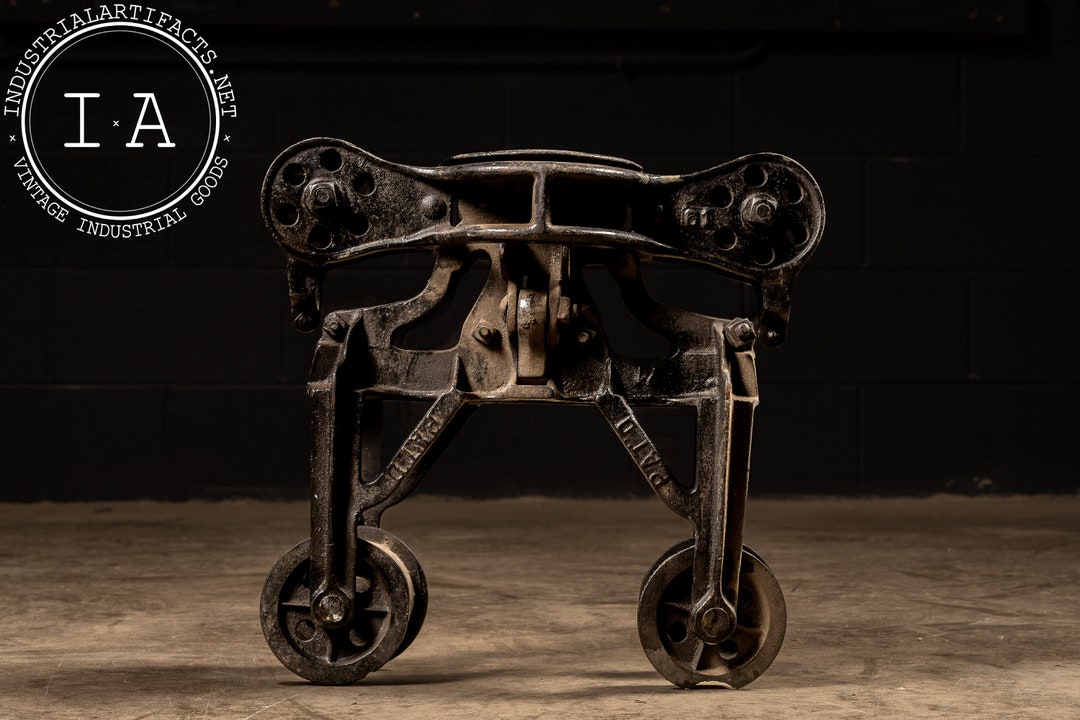 Antique Cast Iron Hay Trolley - Etsy