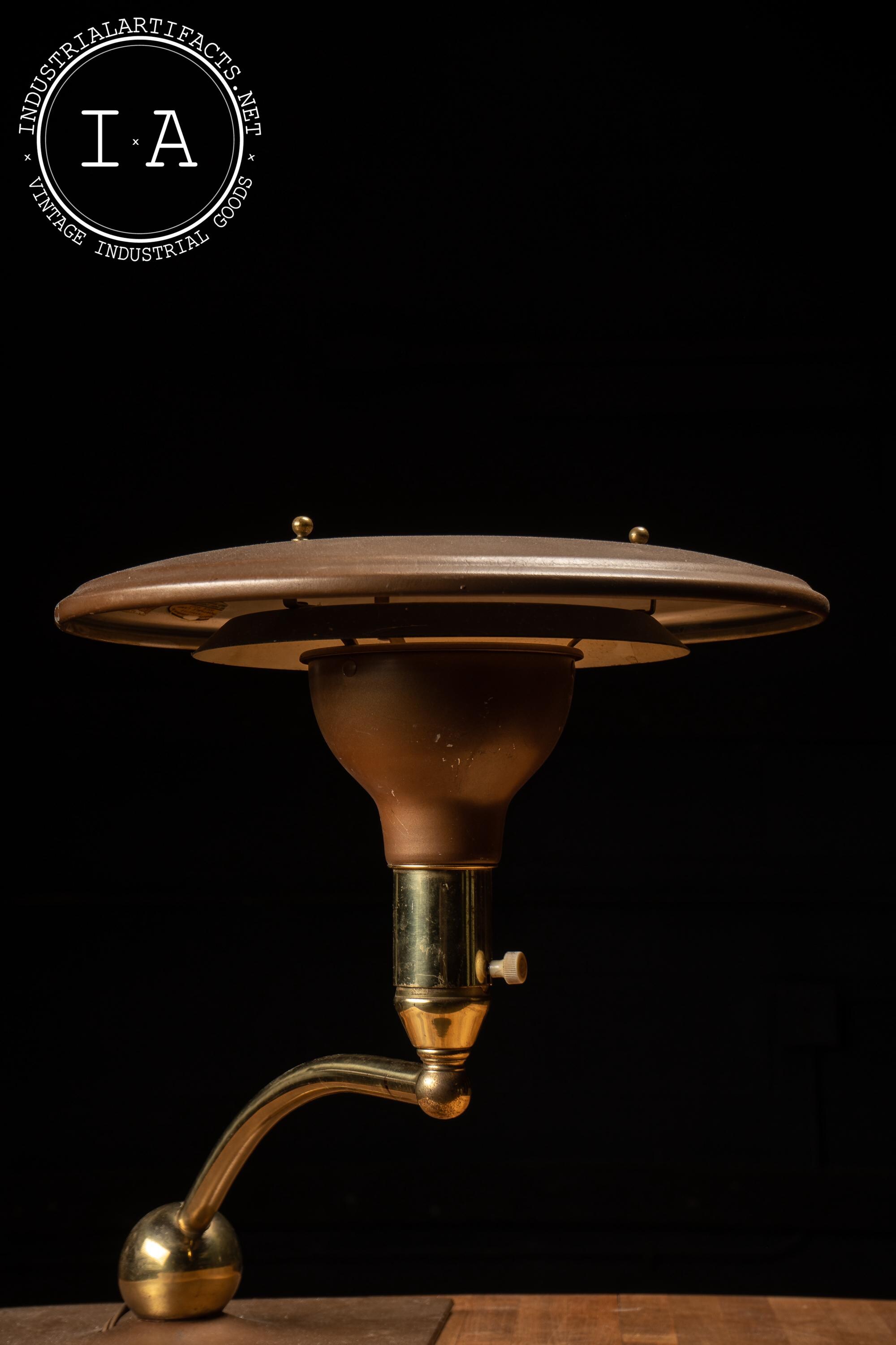 Vintage Saucer Lamp by MG Wheeler - Etsy