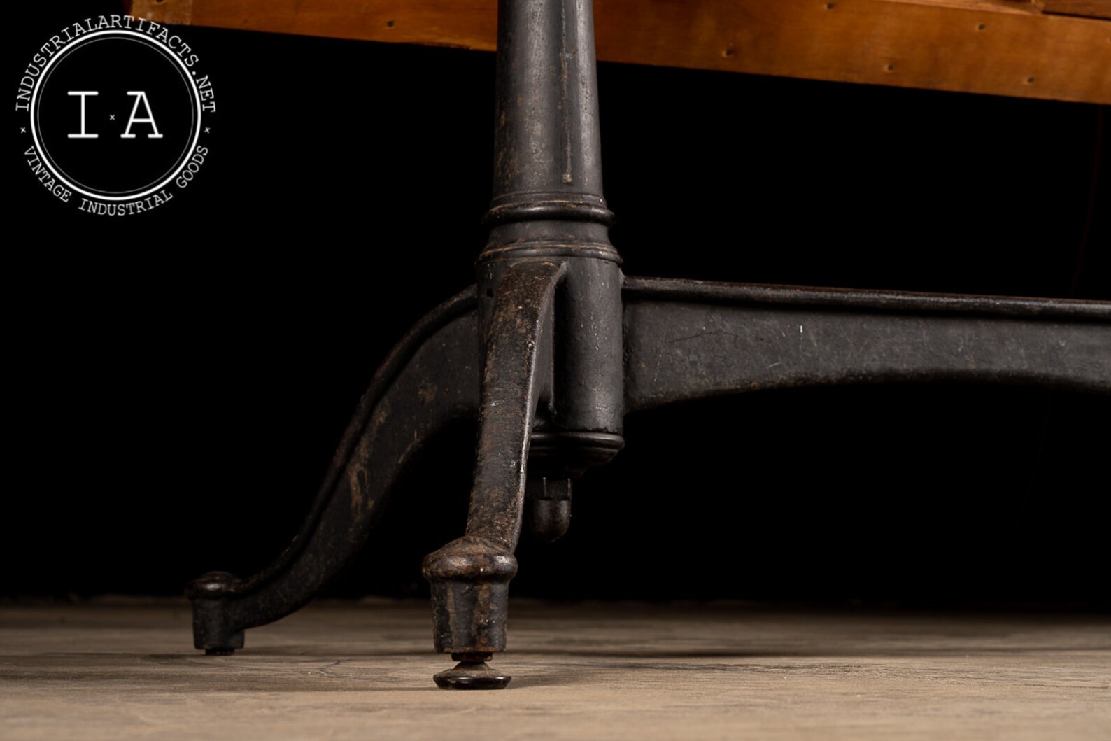 Vintage Adjustable Height Industrial Drafting Table With Cast - Etsy