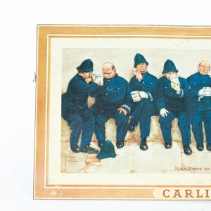 C. 1940 Carling's Beer Nine Pints of the Law Tin Sign - Etsy